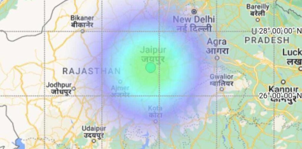 Series of Earthquakes Rock Jaipur : 3 tremors in 1 hour - PUNE PULSE