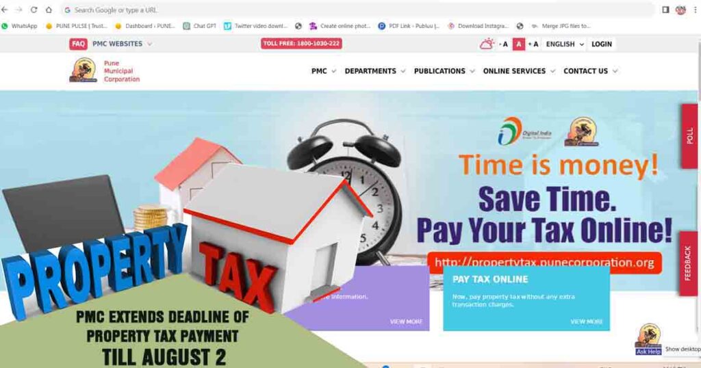 Pune News : PMC Extends Deadline of Property Tax Payment Till August 2 ...