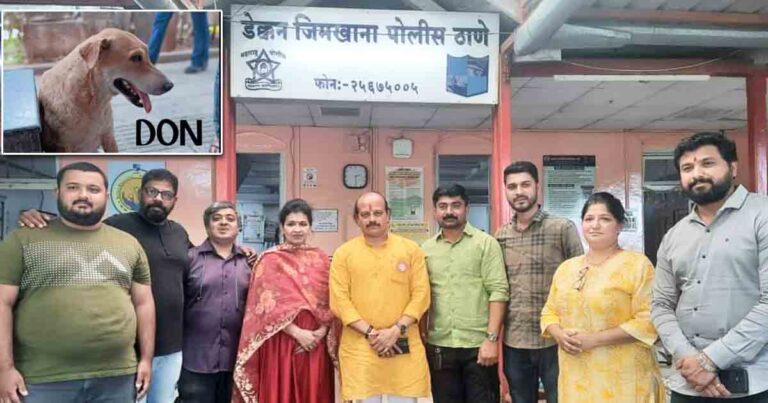 Pune Citizens Gathers to Pay Tribute to Dog ‘Don’ at Goodluck Chowk ...
