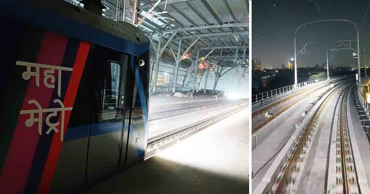 Pune Metro Completes Trial Run From Ruby Hall Station to Ramwadi ...