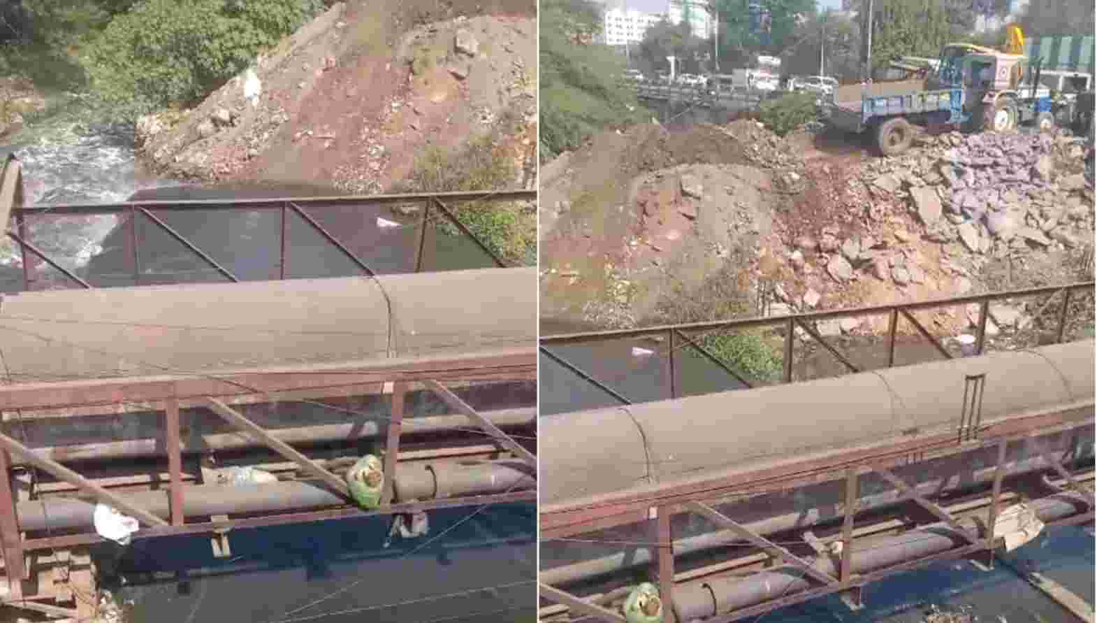 Koregaon Park residents troubled due to construction debris being ...