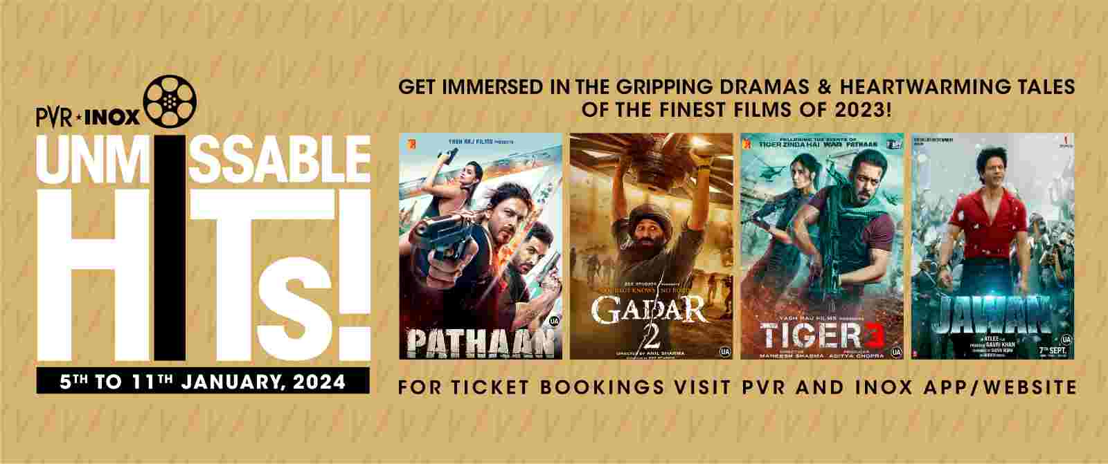 Pune To Host PVR INOX UNMISSABLE HITS Film Festival From January 5 to ...