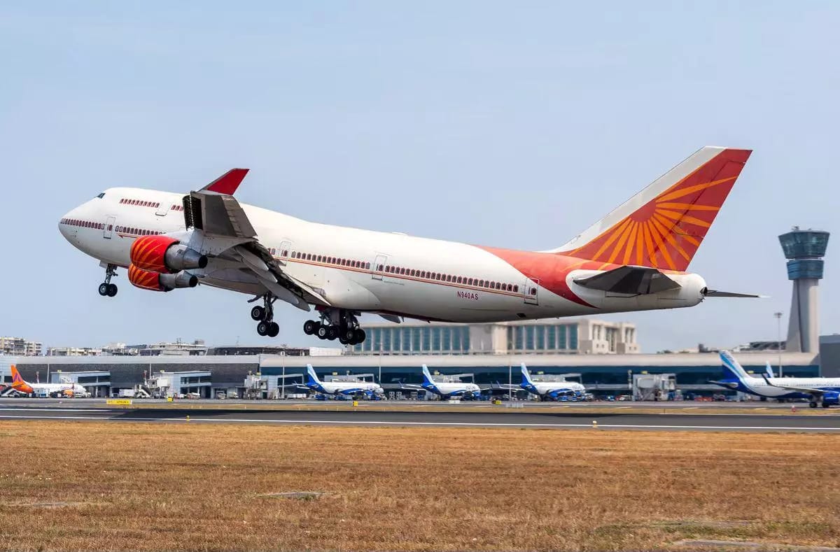 Farewell to the Queen of the Skies: Air India’s Boeing 747 Bids Adieu ...