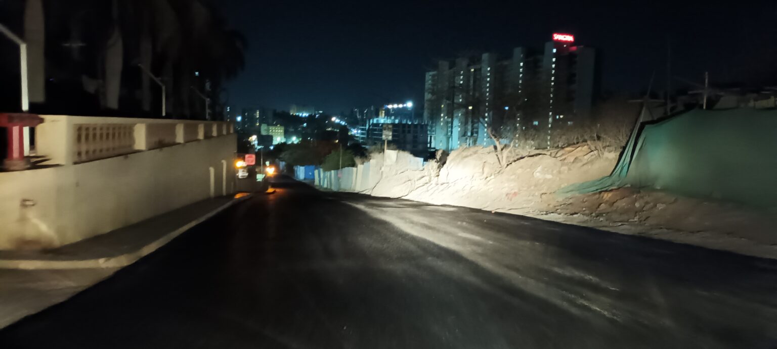 Pune Pulse Impact: PMC resurfaces road between Royale Heritage Mall and ...