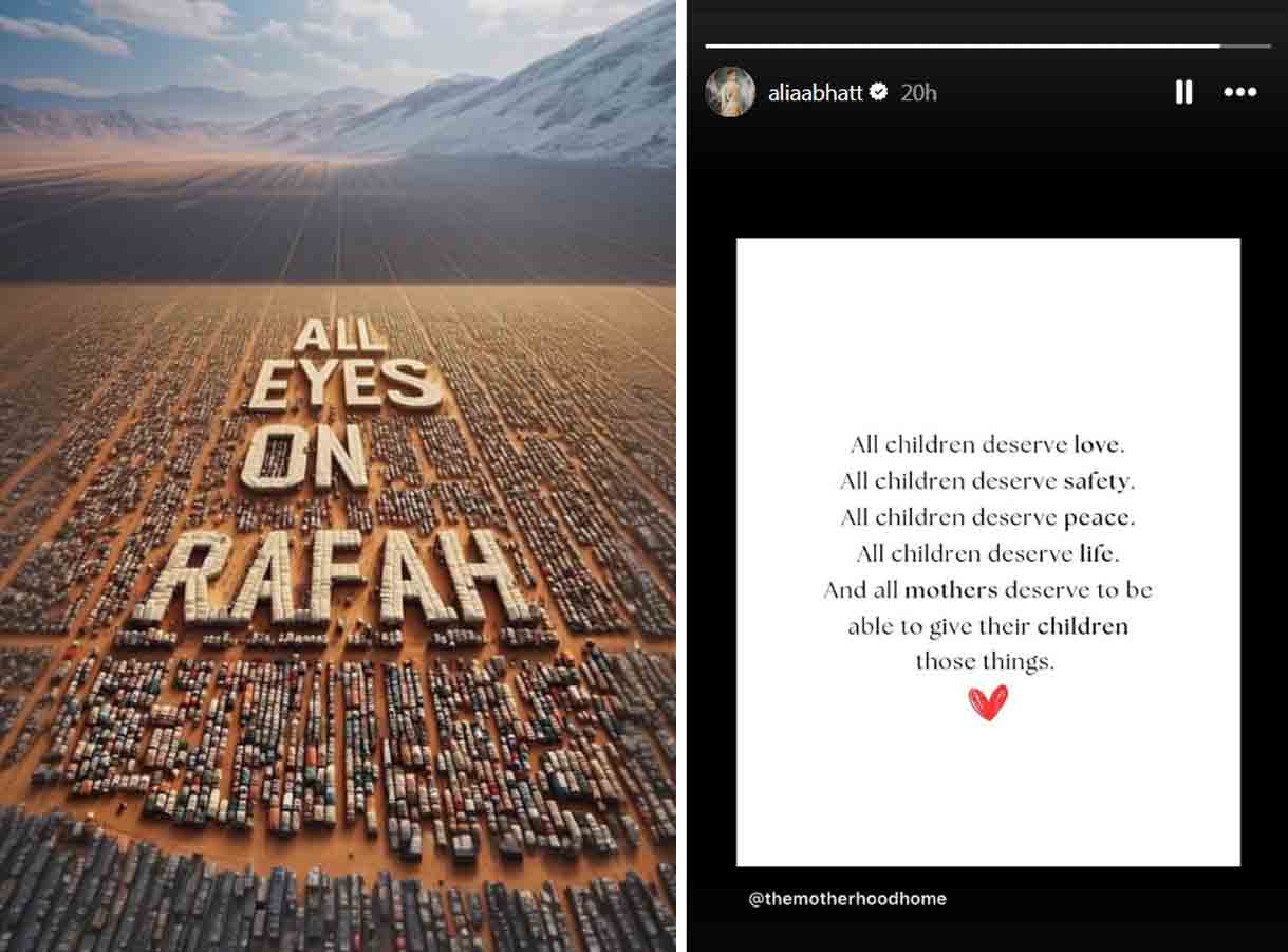Celebrities and millions other share ‘All Eyes On Rafah’ On Instagram ...