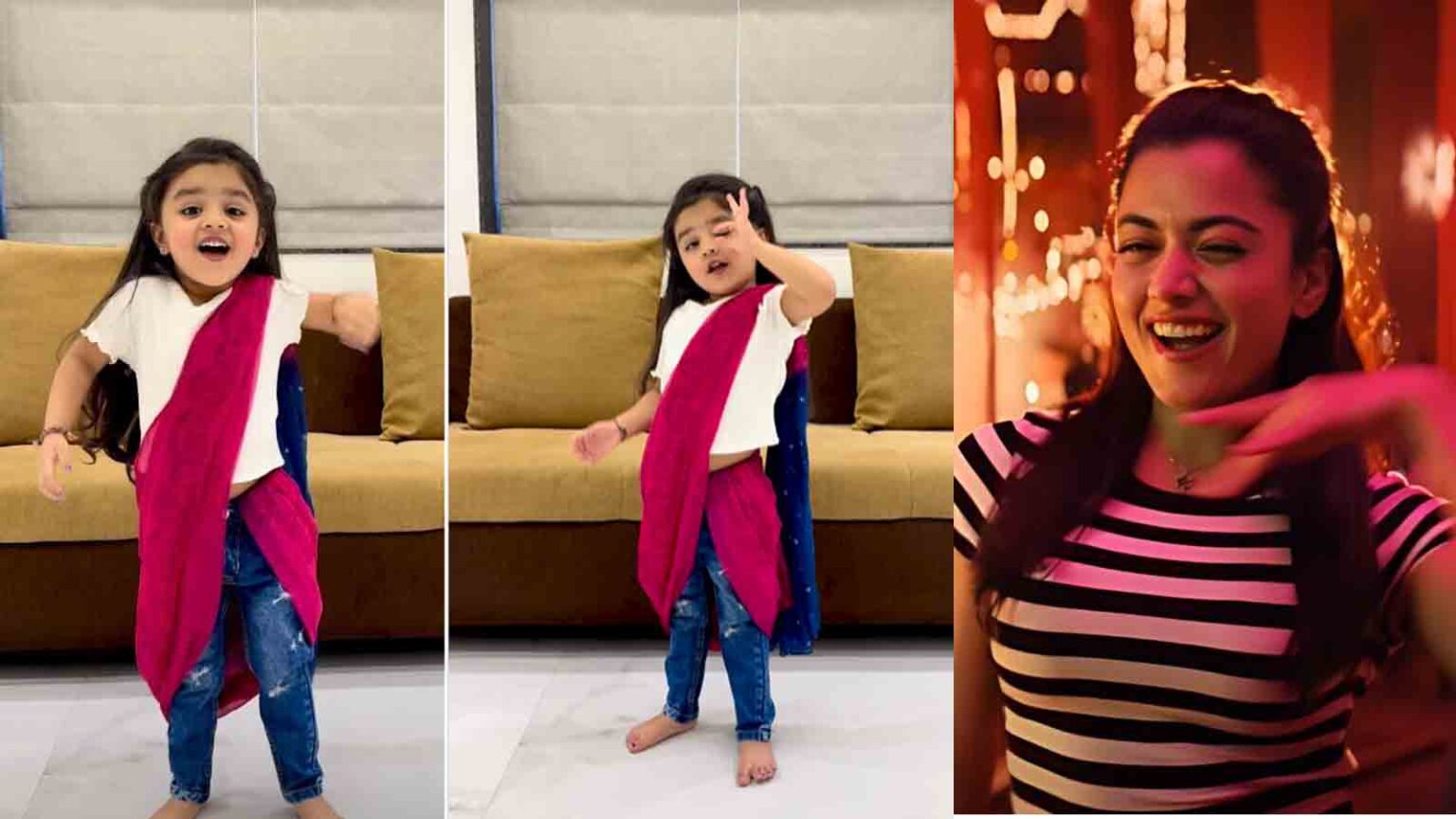 Cute Girl’s Dance on ‘Angaaron’ Song from Pushpa 2 Goes Viral; Rashmika ...