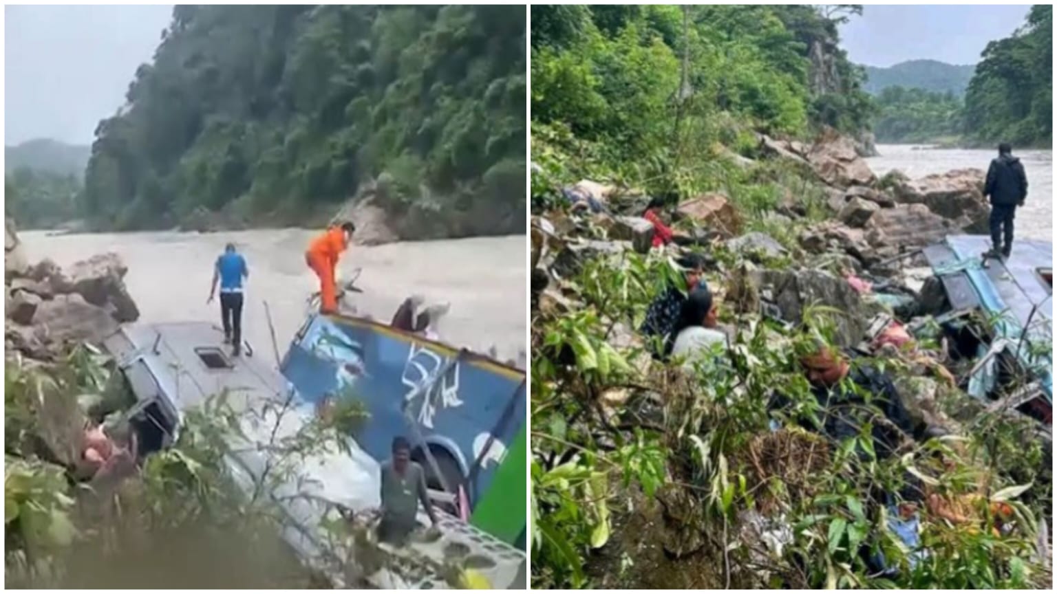 Indian Bus Plunges into River in Nepal, 14 Bodies Retrieved - PUNE PULSE