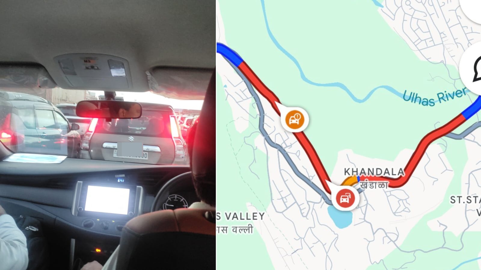 Heavy Traffic on Mumbai-Pune Expressway Amid Ganpati Festival and Long ...