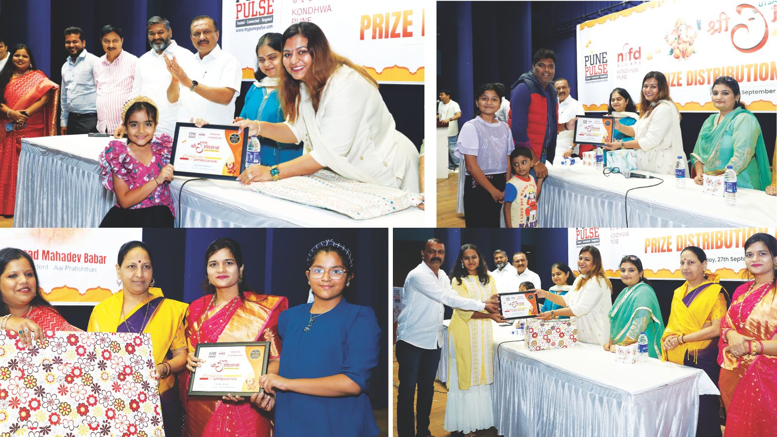 Grand Ceremony Marks Prize Distribution Of Utsav Shree Ganesha Cha ...