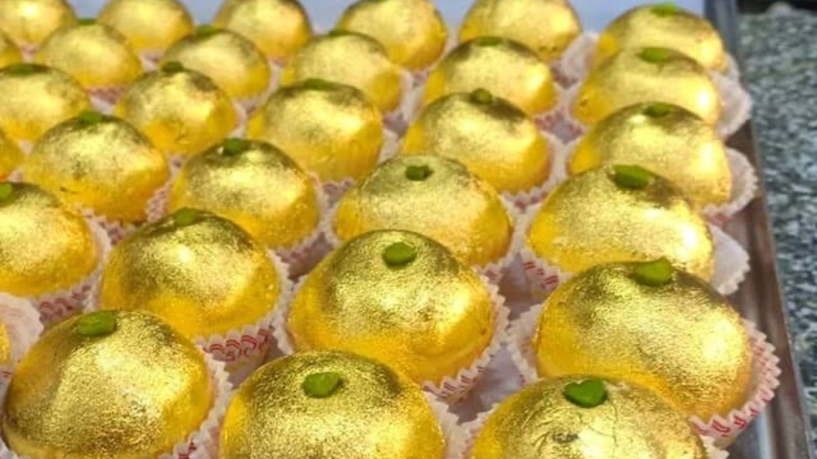 Amravati Sweets Shop Unveils Diwali Treat with 24-Carat Gold, Priced at ...