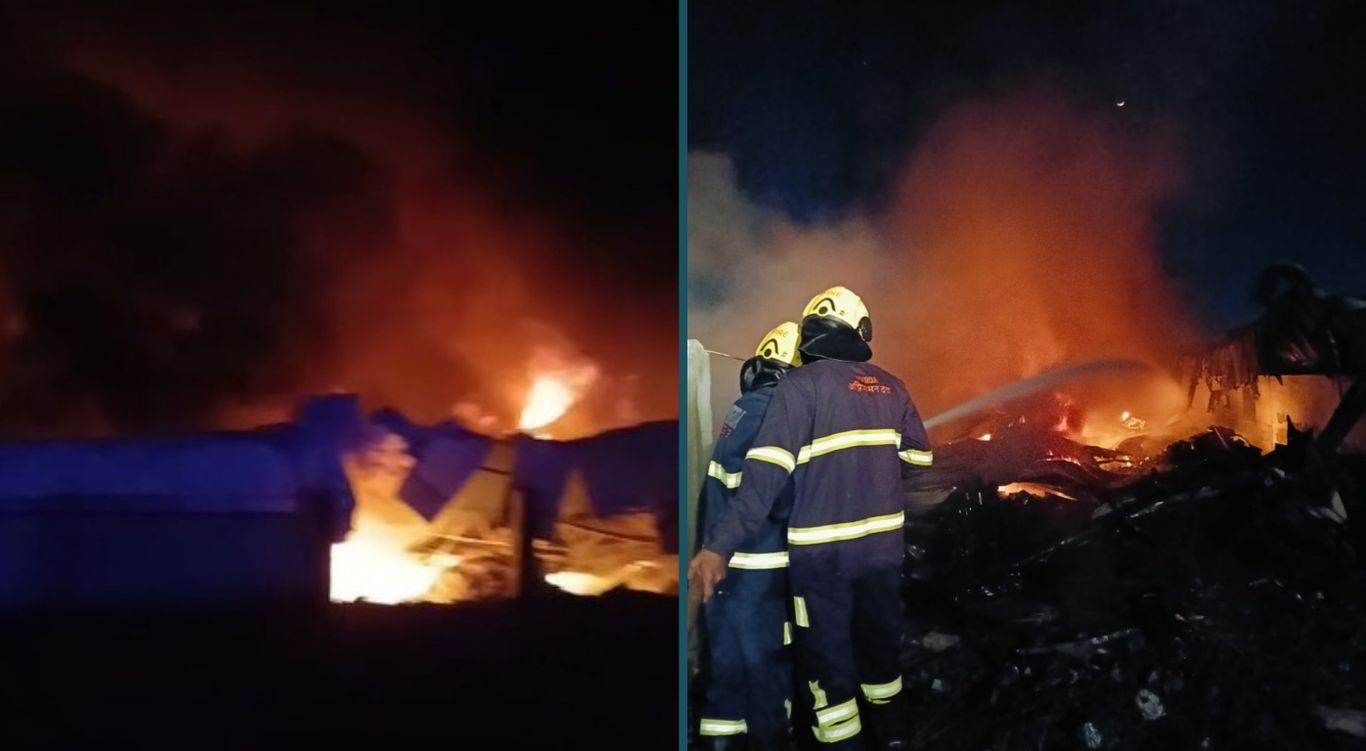 Pune: Fire Breaks Out At Paint Warehouse In Mantarwadi - PUNE PULSE