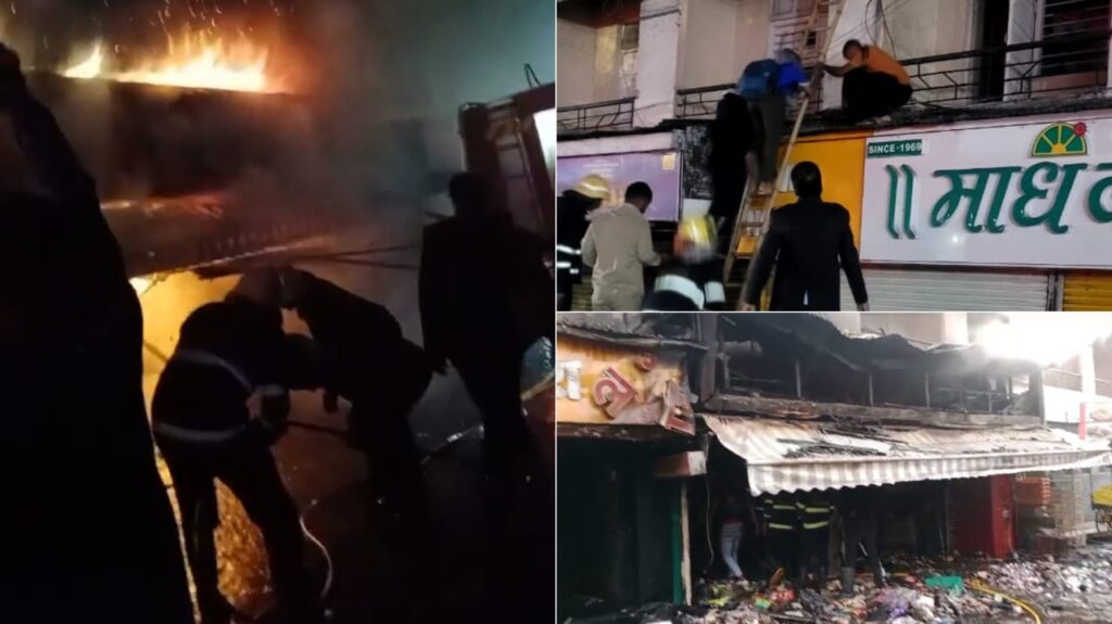 Pune: Fire breaks out in store near Railway station, no injuries ...