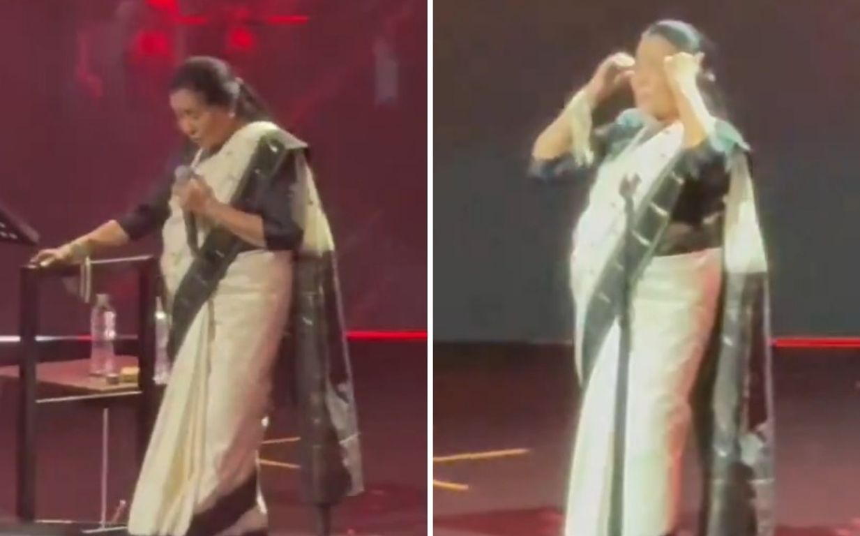 At 91, Asha Bhosle Recreates Vicky Kaushal’s Tauba Tauba Dance Step at ...