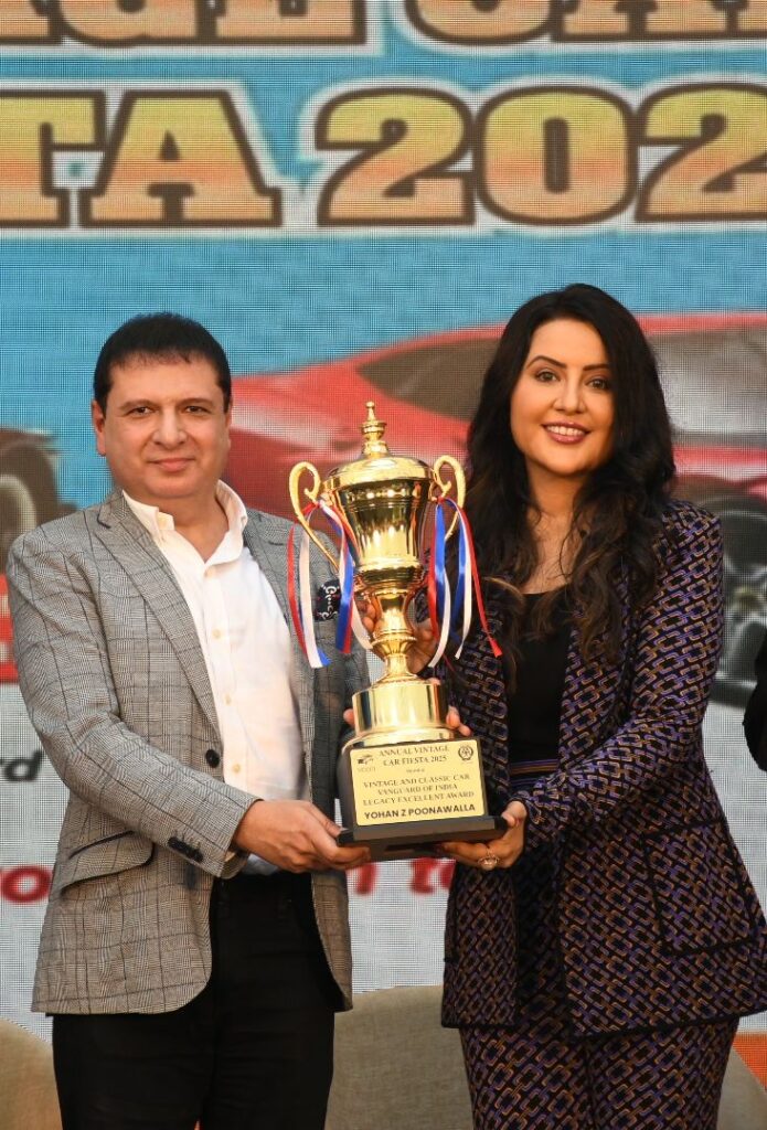 Mumbai: Yohan Poonawalla Honoured with ‘Vintage & Classic car Vanguard ...