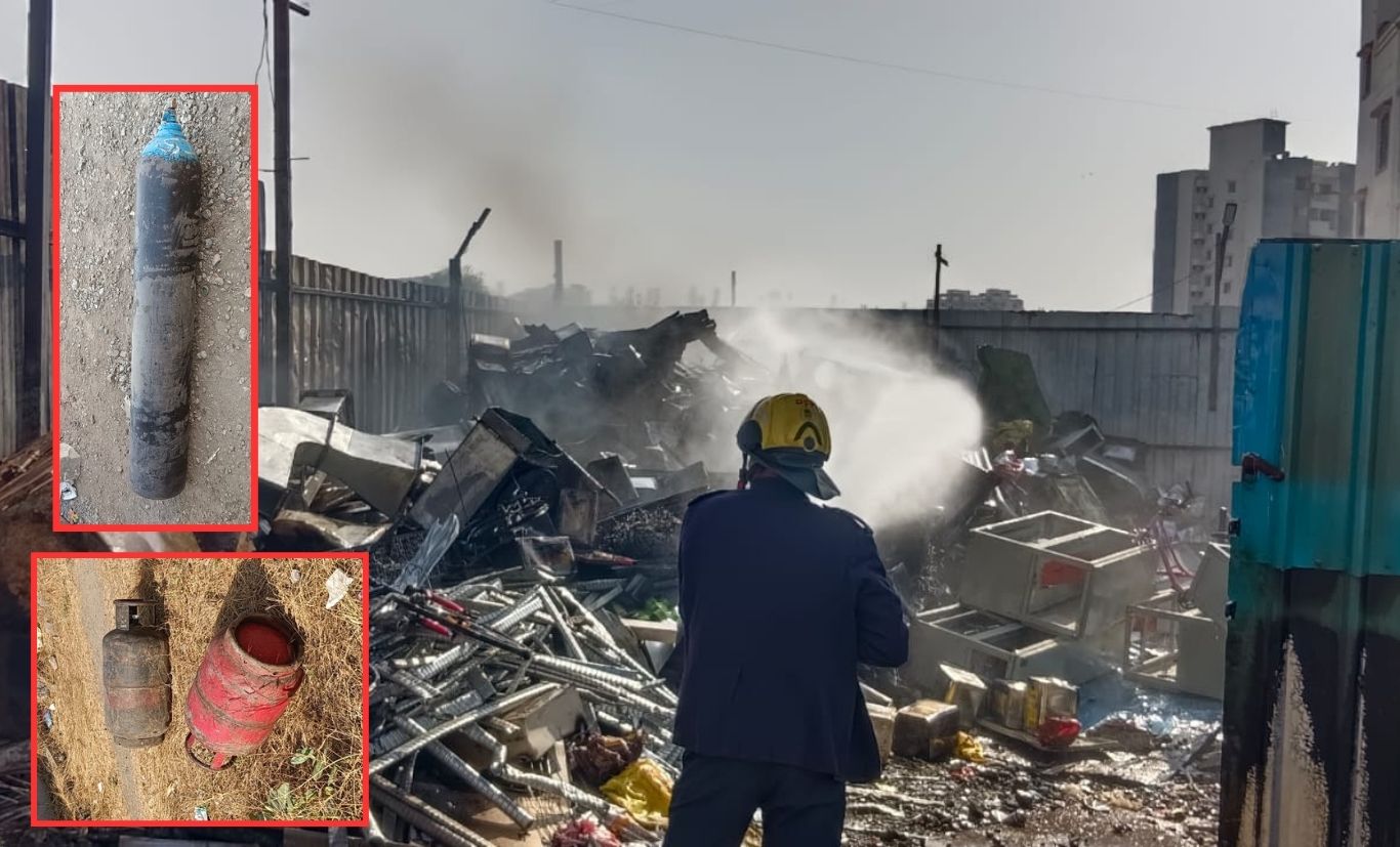 Pune: Fire Breaks Out Scrap Warehouse In Uruli Devachi, Fire Fighters ...