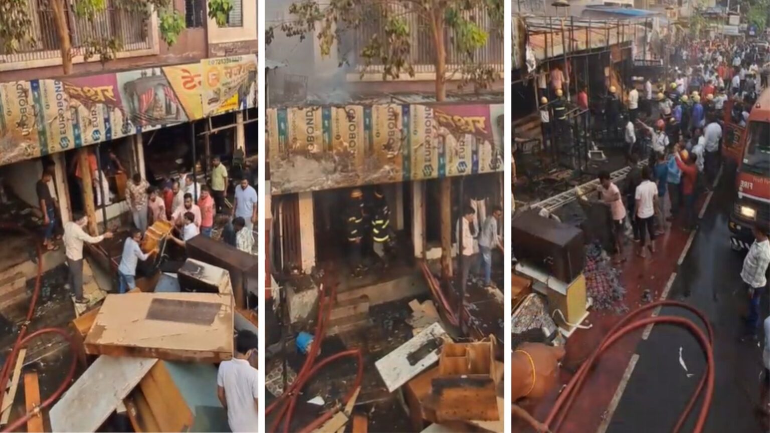 Pune News: Fire Destroys Four Shops, Two Injured In Pimpri-Chinchwad’s ...
