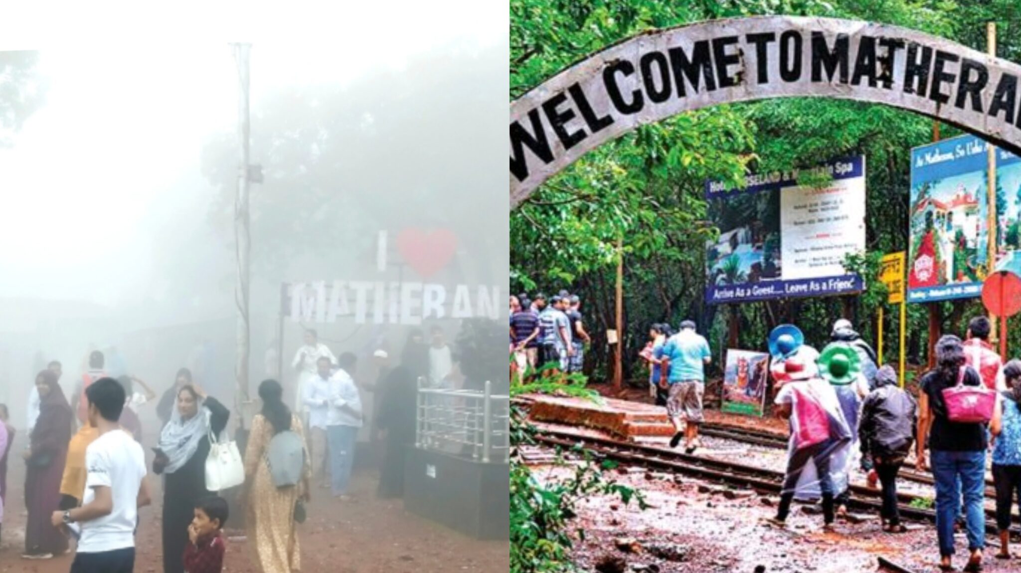 Weekend Rush in Matheran as Tourists Walk Through Clouds, Capture ...