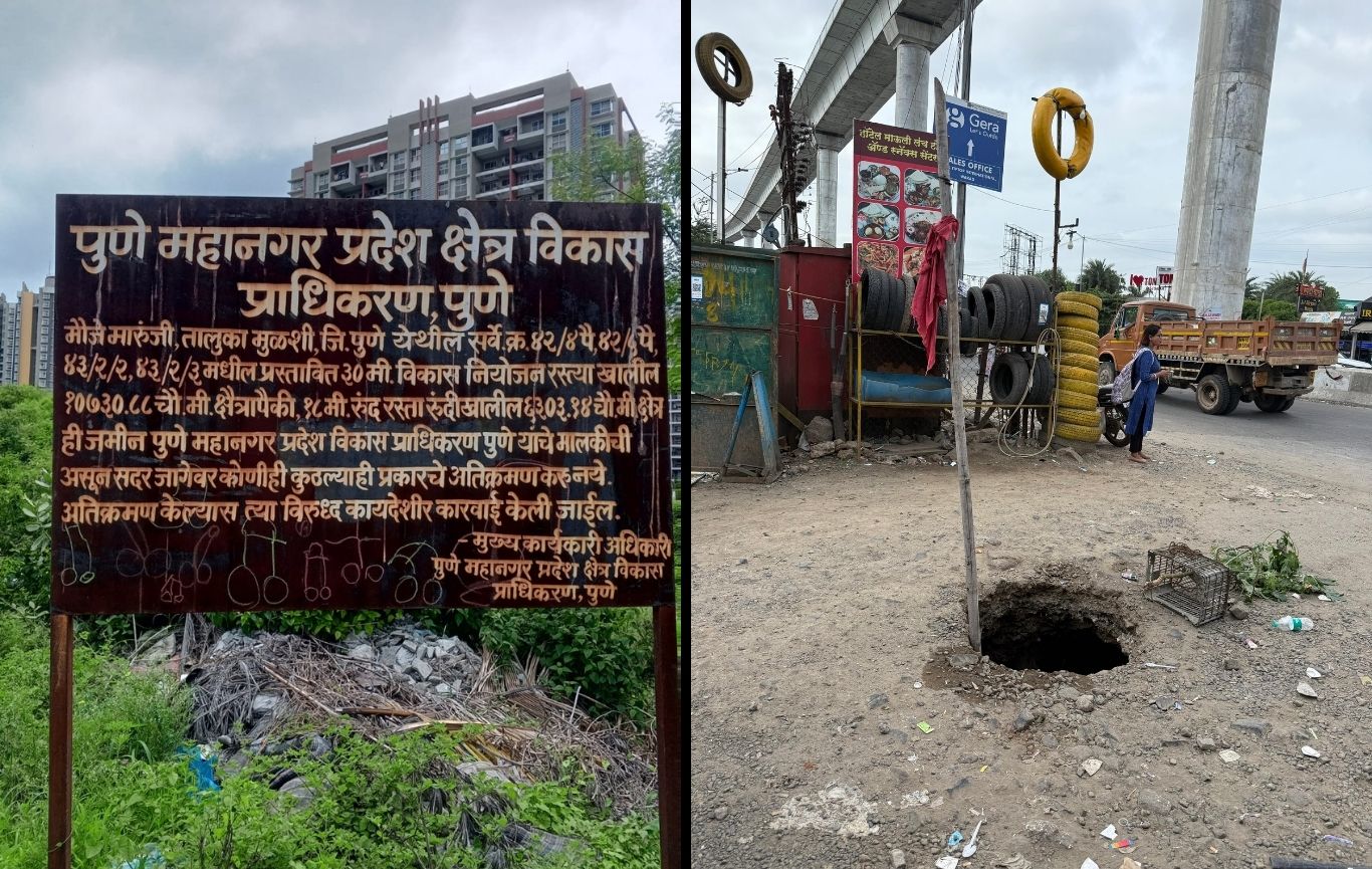 Pune: Hinjawadi Phase 2 Residents Urge PMRDA To Fix Crumbling Access ...