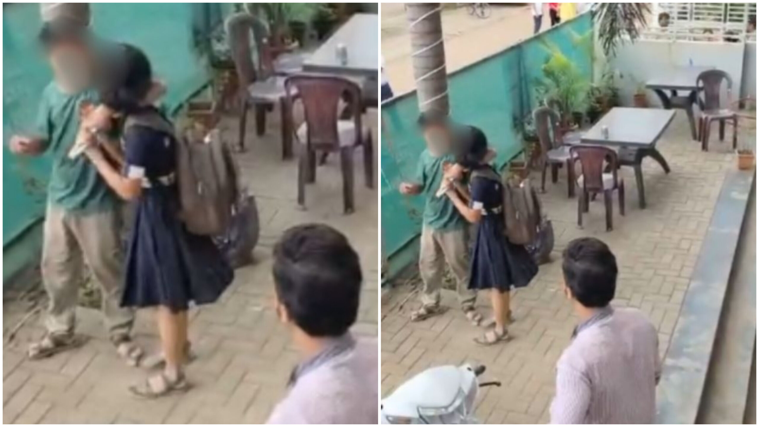 Viral Video Man Holds Knife To Minor Girls Throat Over One Sided Love 0836