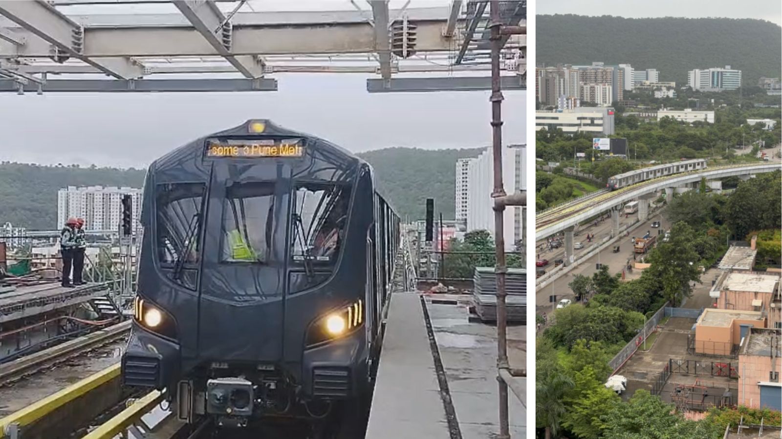 Pune: Hinjawadi To Shivajinagar Metro Line 3, First Trial Run ...