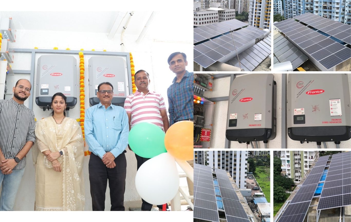 Pune News: Mont Vert Vivant Society In Wakad Launches 45kW Solar ...