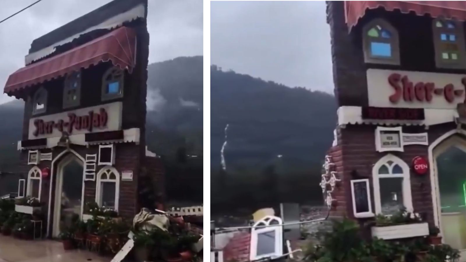 Himachal Rains: Manali’s Famous Sher-e-Punjab Restaurant Swept Away ...