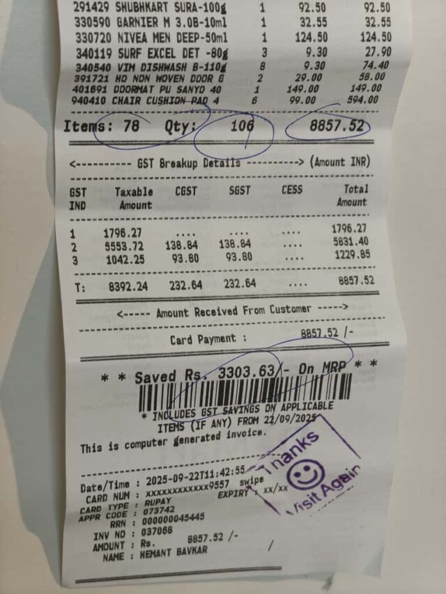 GST Rate Cut Brings Relief at DMart: Pune Shopper Saves Over Rs 3,300 ...