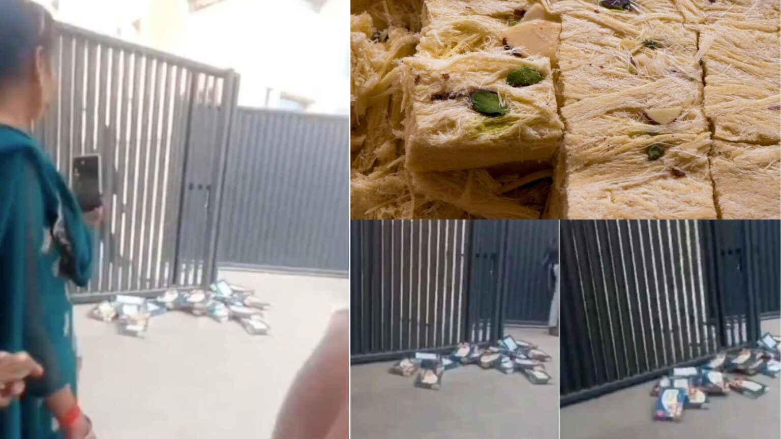 Diwali Gift Dispute: Workers Throw Soan Papdi Boxes at Factory Gate in ...