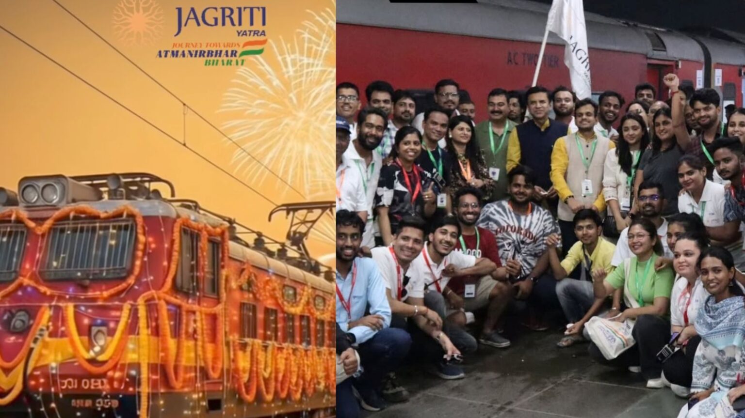 Jagriti Yatra 2025: 8,000 km Train Journey from Mumbai to 12 Cities to ...