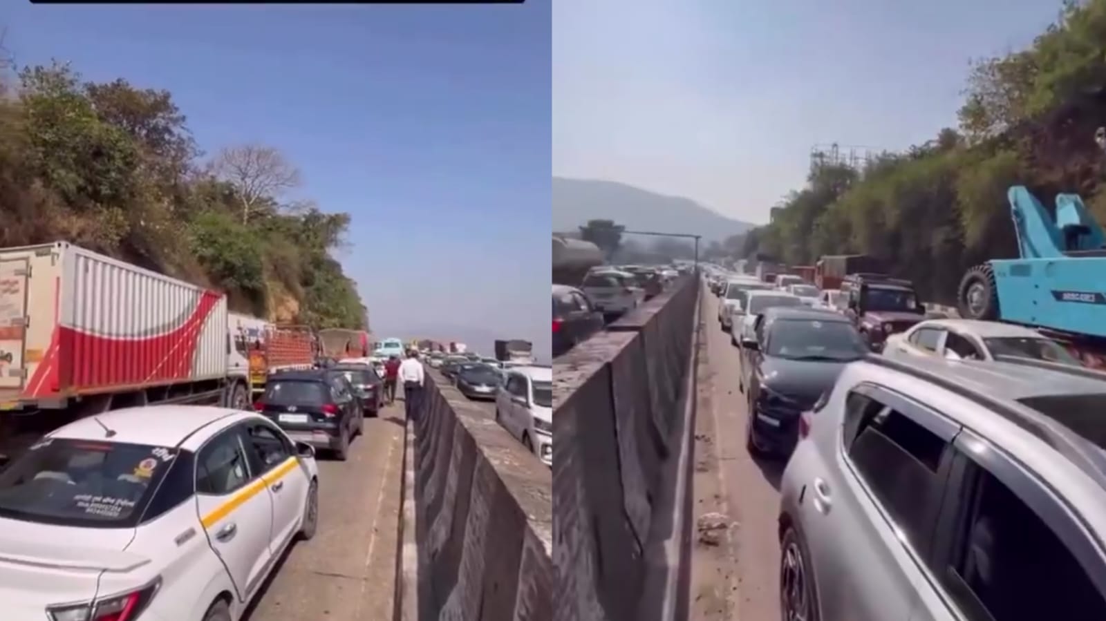 Heavy Traffic Hits Mumbai–Pune Expressway Amid Long Weekend Rush - PUNE ...
