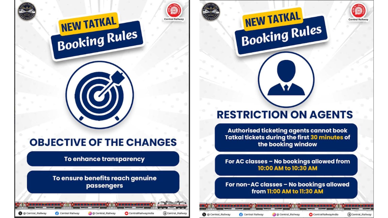 Tatkal Ticket Booking Rules Changed: Bookings Fairer, Faster, and more ...
