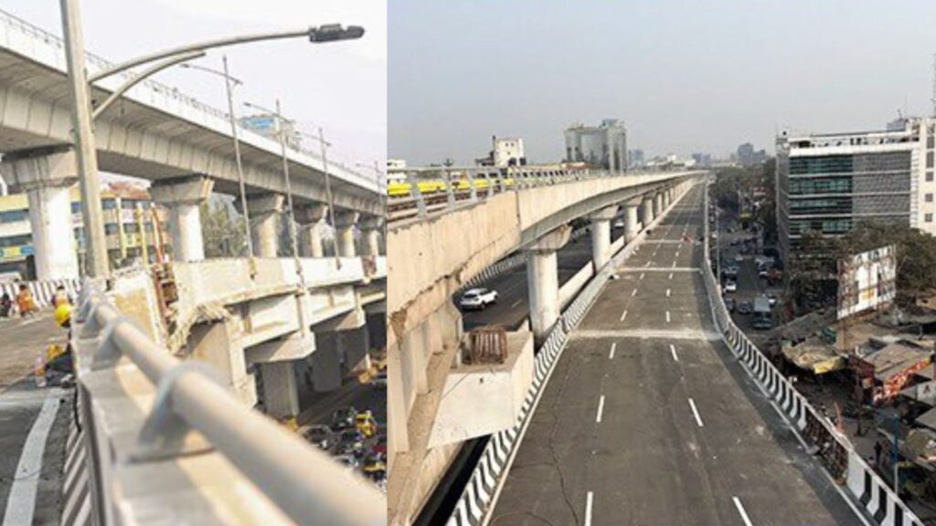 Double-Decker Flyover With Metro At Pune University Chowk Nears ...