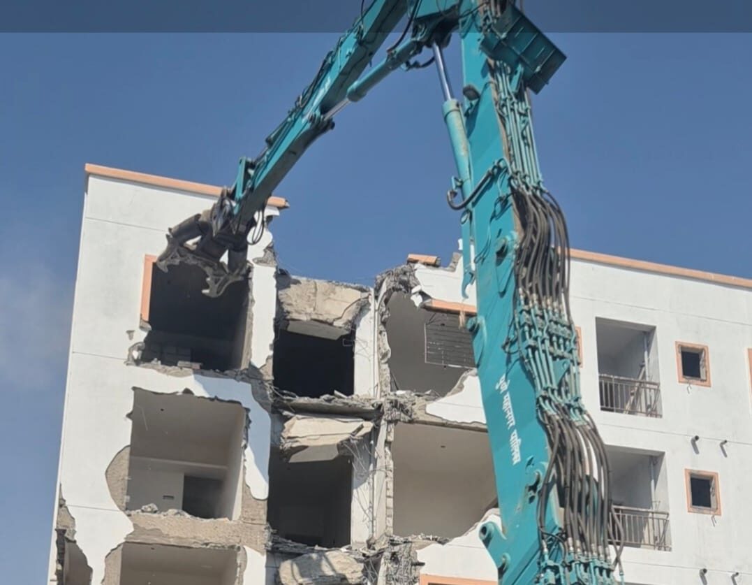 Pune: PMC Clears 75,000 Sq Ft Of Illegal Constructions In Lohgaon ...