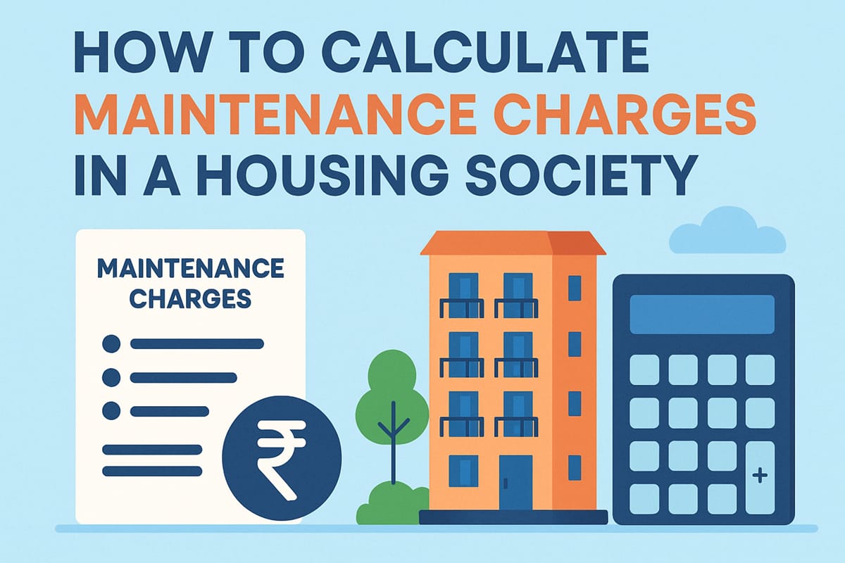 How Housing Society Maintenance Charges Are Calculated: Rules Explained ...