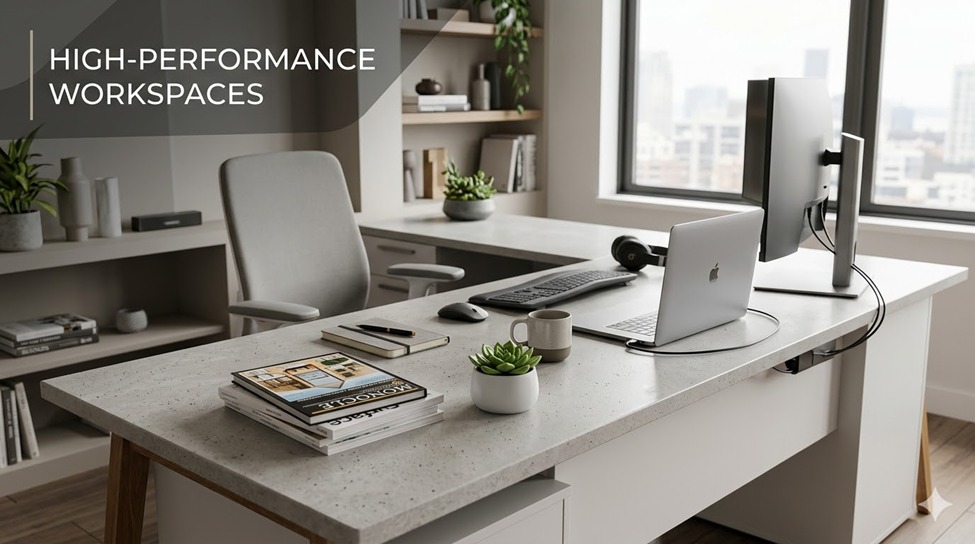 Designing High-Performance Workspaces with Engineered Surfaces for ...