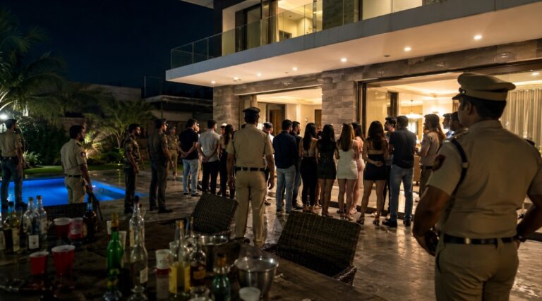 Midnight Raid at Lonavala Villa: 9 Men and 7 Women Among 18 Booked for ...