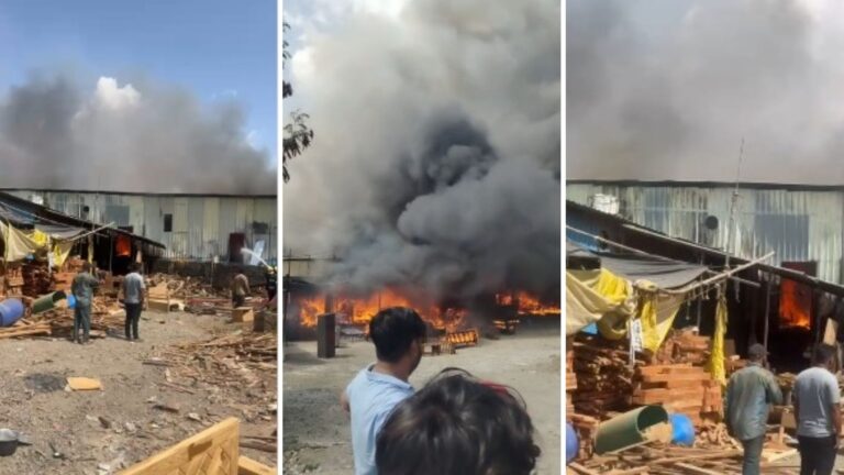 Pune News: Major Fire Guts Four Furniture Shops At Handewadi Chowk ...